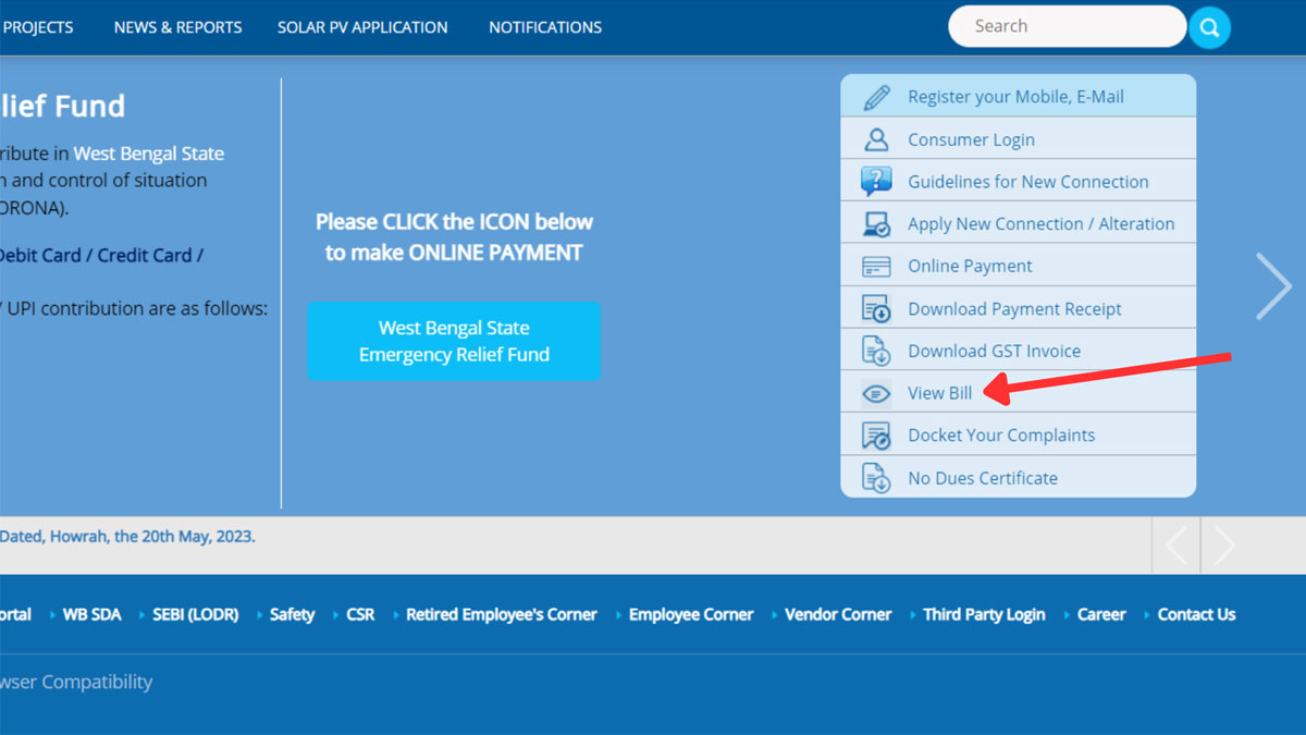 How To Download WBSEDCL Electricity Bill Online (In 3 Steps)