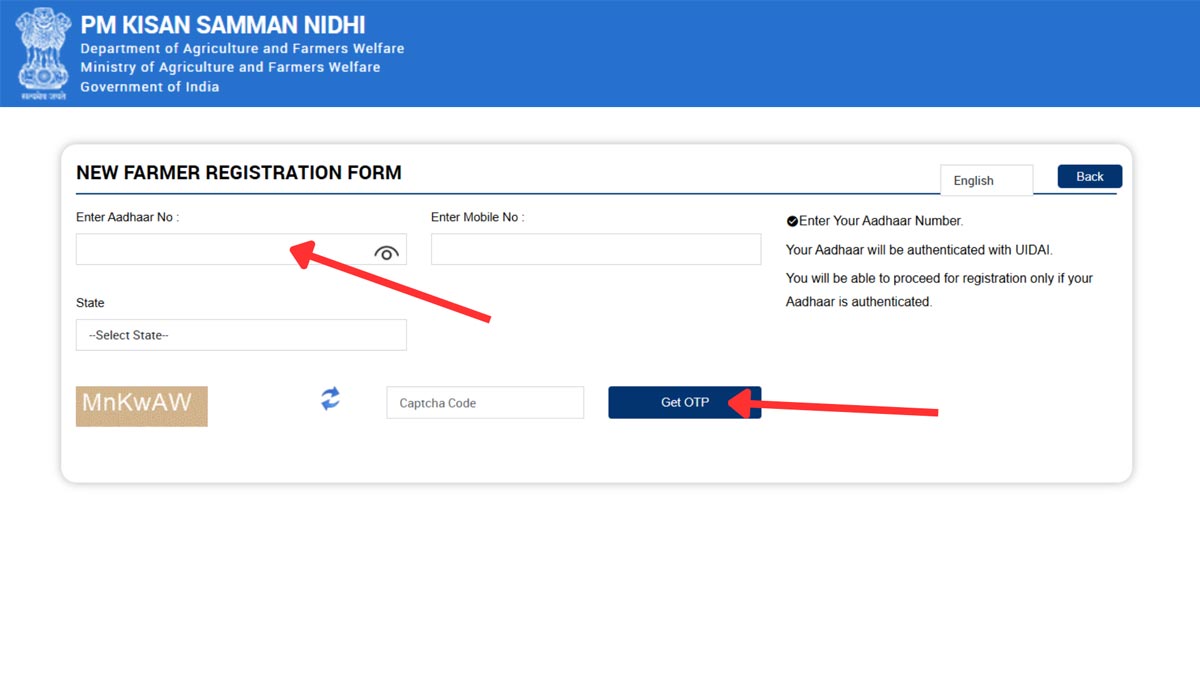 How To Register For PM Kisan Yojana (New Farmer Registration)