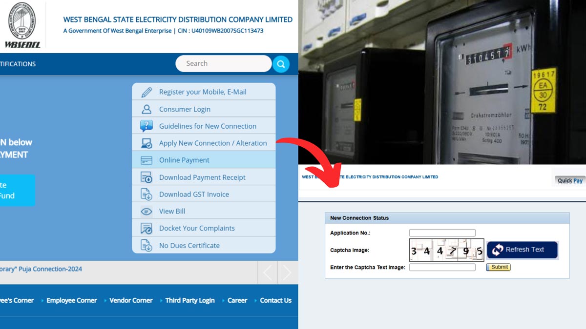 How To Check WBSEDCL New Connection Application Status Online