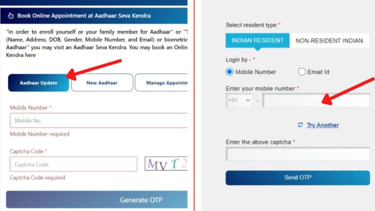 How To Book An Appointment For Aadhar Update Online