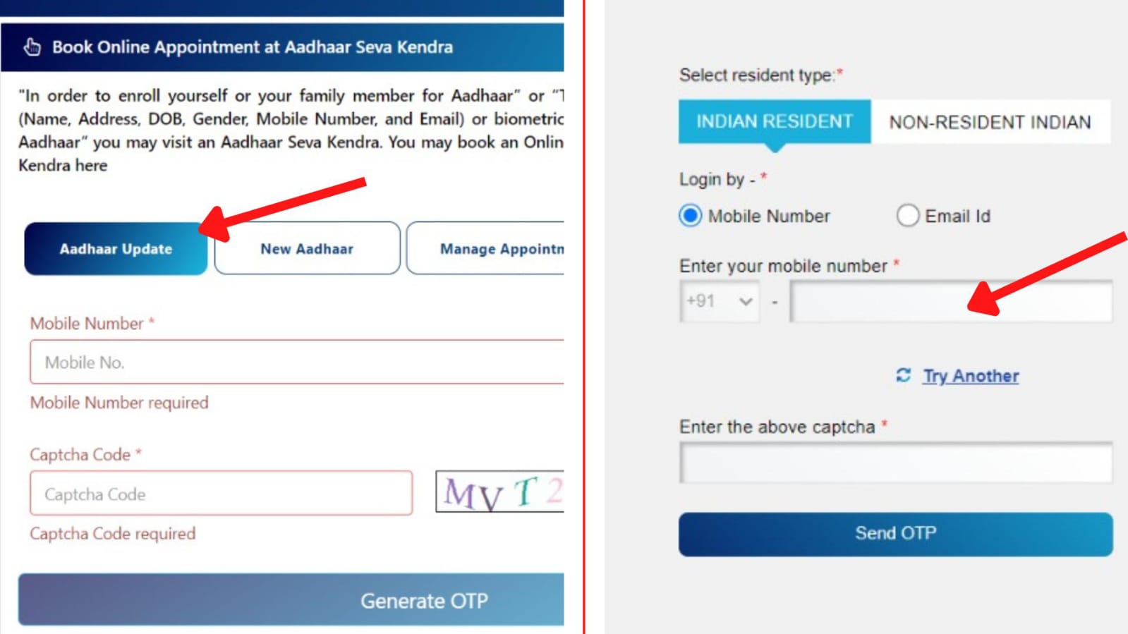 How To Book An Appointment For Aadhar Update Online