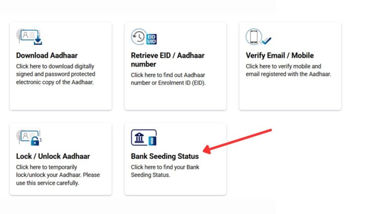 How To Check Aadhaar Bank Link Status Online (All Banks)