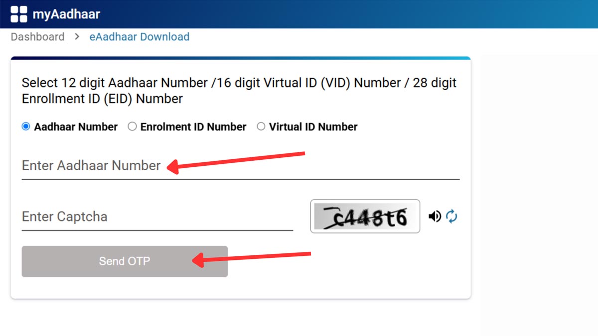 How To Download Aadhar Card PDF (e-Aadhaar) Online
