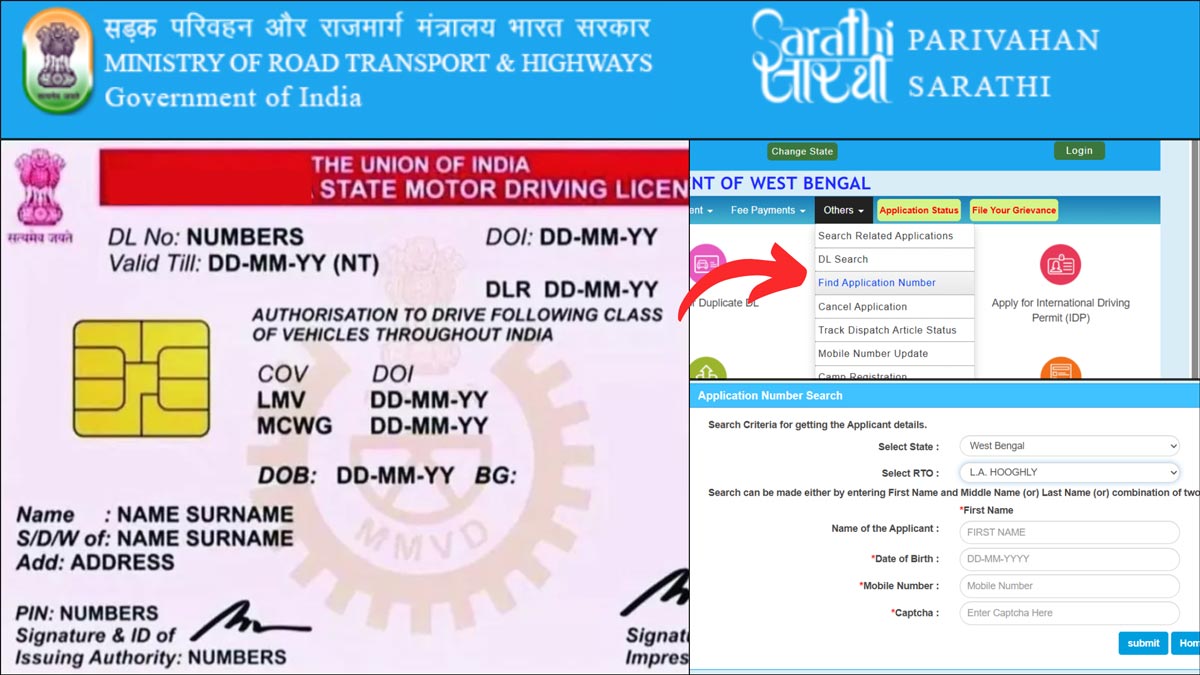How To Search Driving (or Learner) Licence Application Number