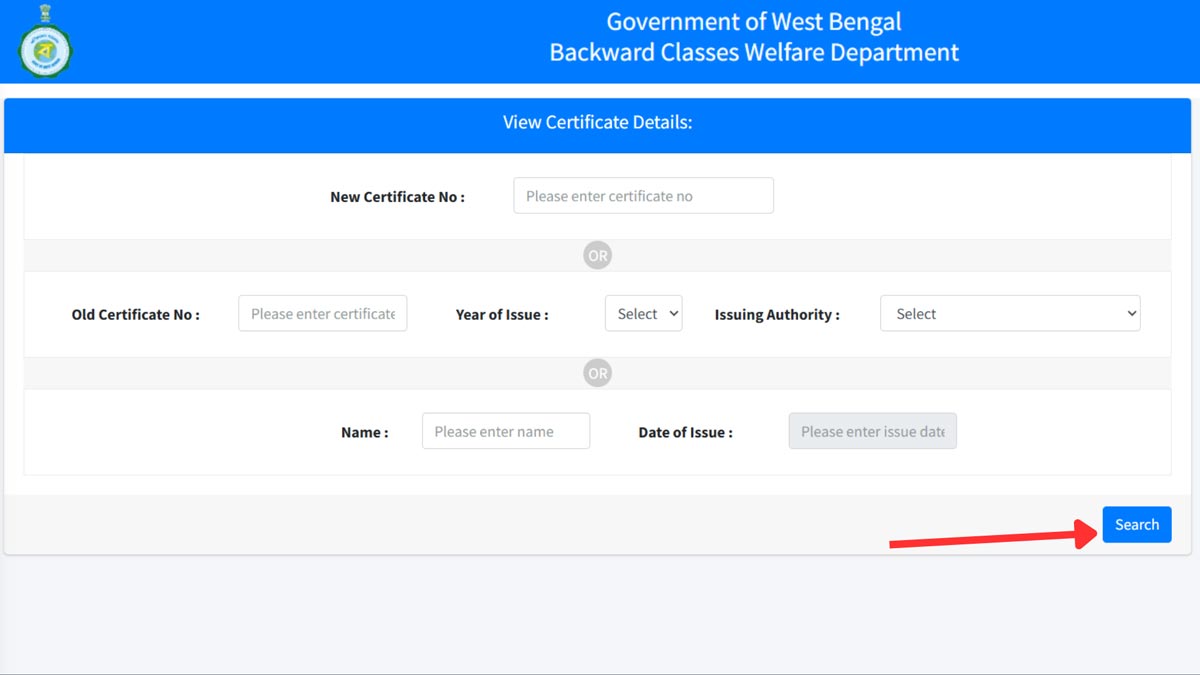 How To Find Digital Caste Certificate Number In West Bengal