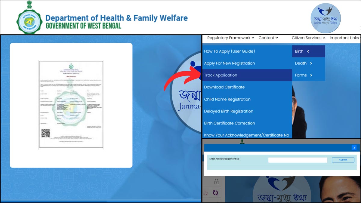 How To Check Status & Download Birth Certificate In West Bengal