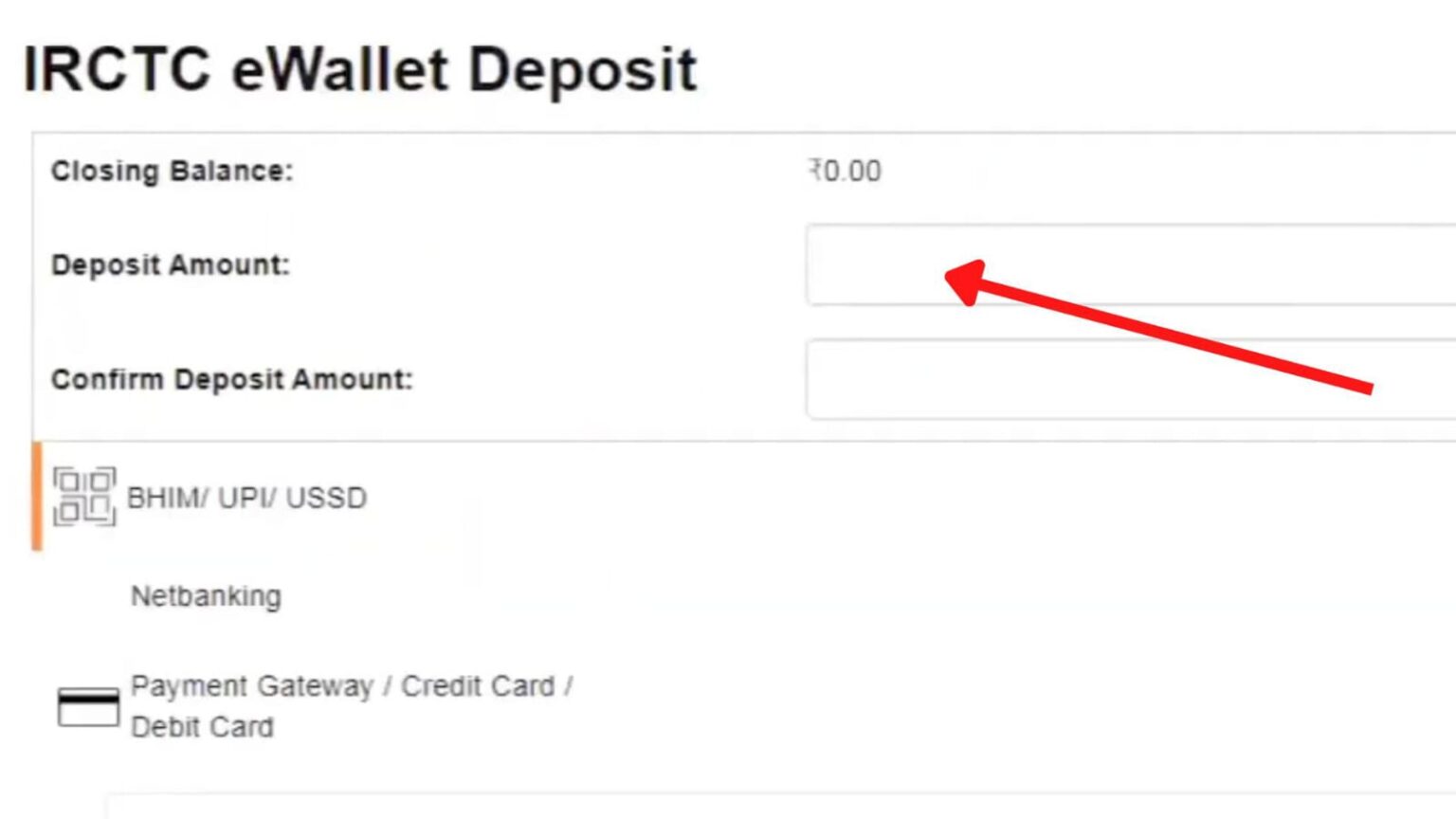 How To Add Money To IRCTC e-Wallet Online (In 4 Steps)