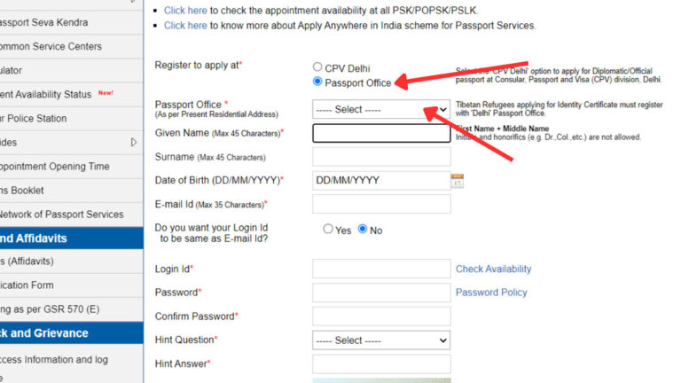 How To Register Online On The Passport Seva Portal (In India)